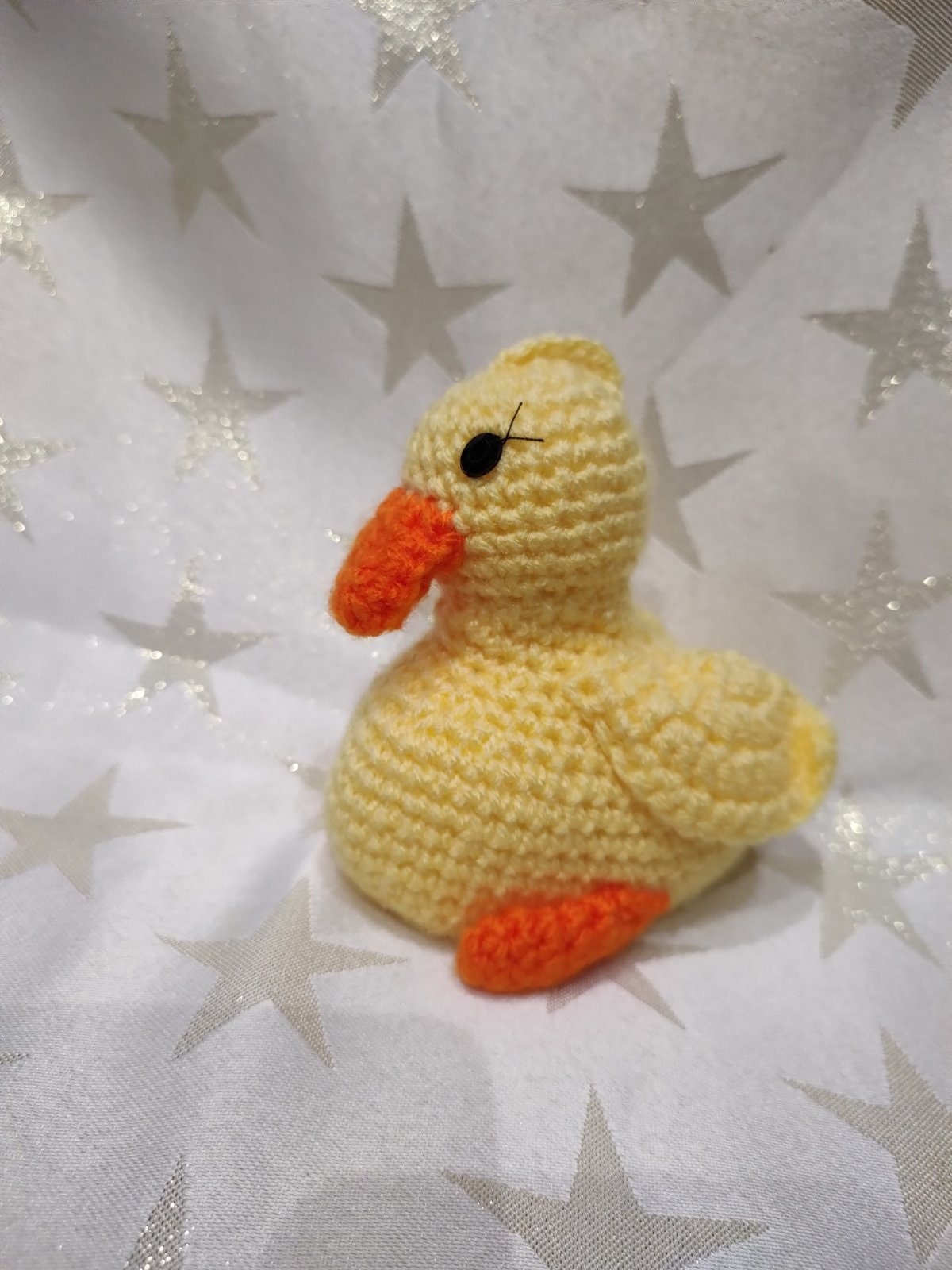 Crochet Yellow Ducky Handmade Duck for Children Kids Plushie Chick Cute ...