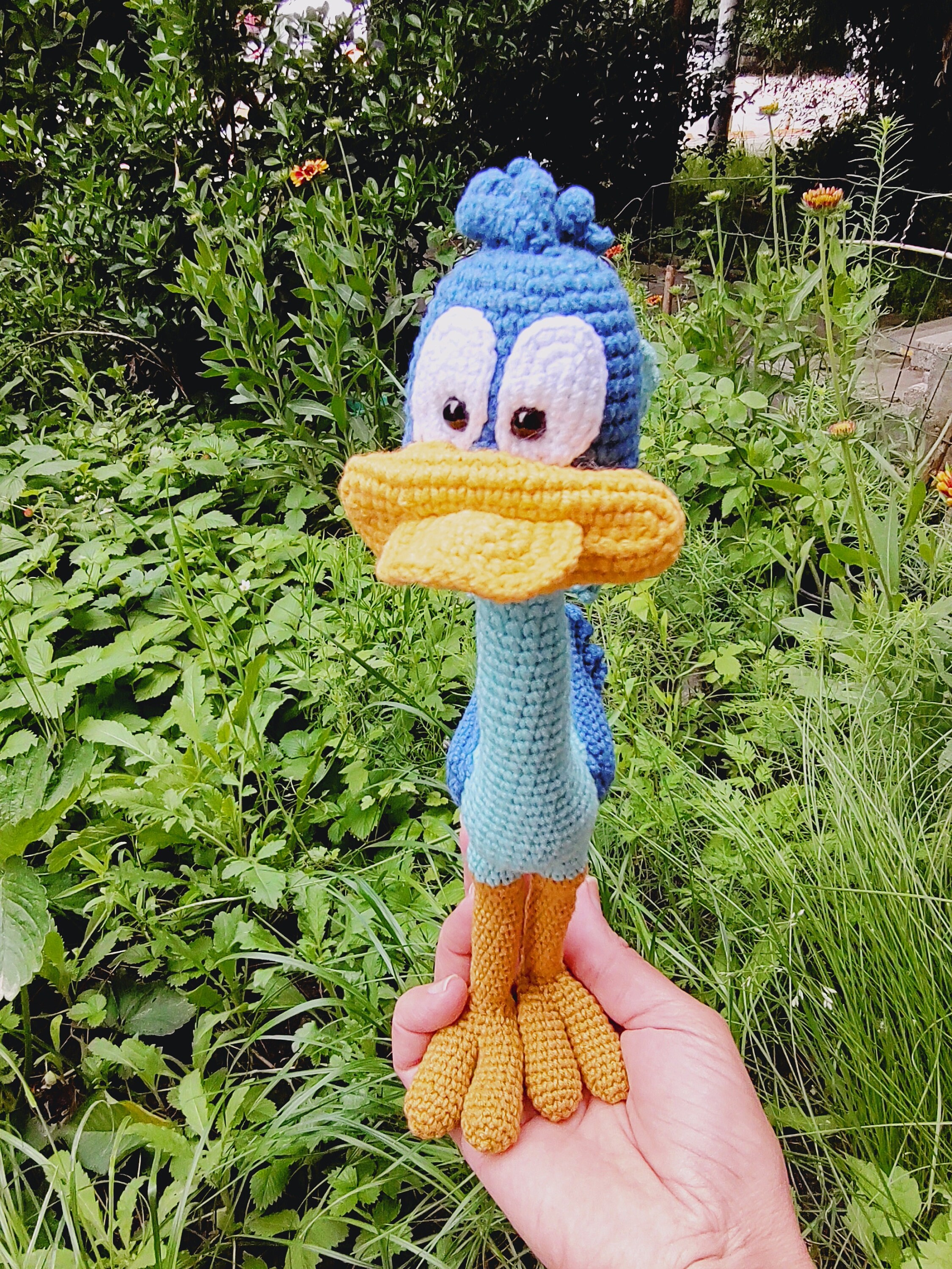 Crochet Road Runner Bird,cartoon Characterswift Bird, Funny and Cunning ...