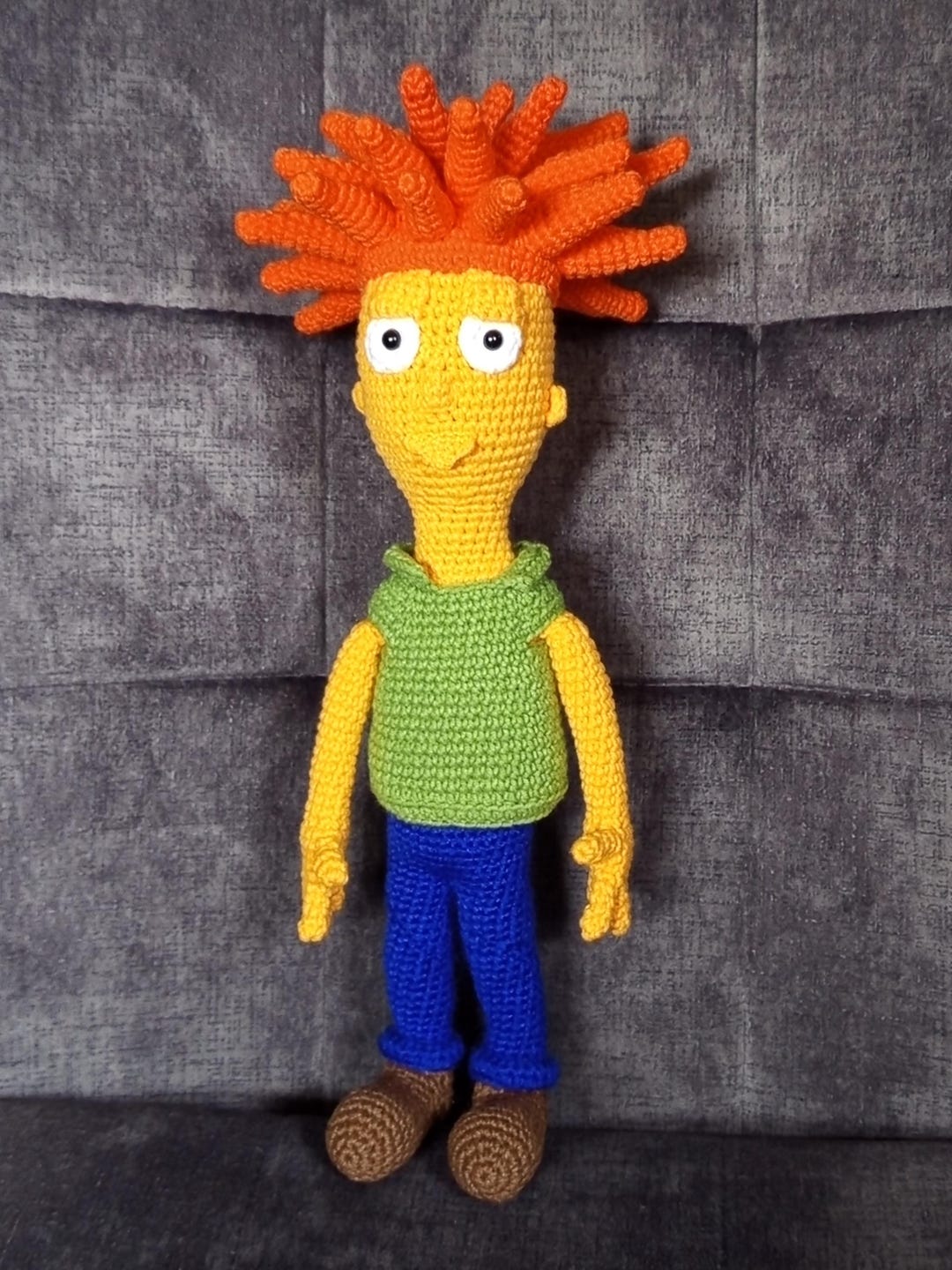 Sideshow Bob Crochet Doll, Simpson Cartoon Crochet Character,anime the ...