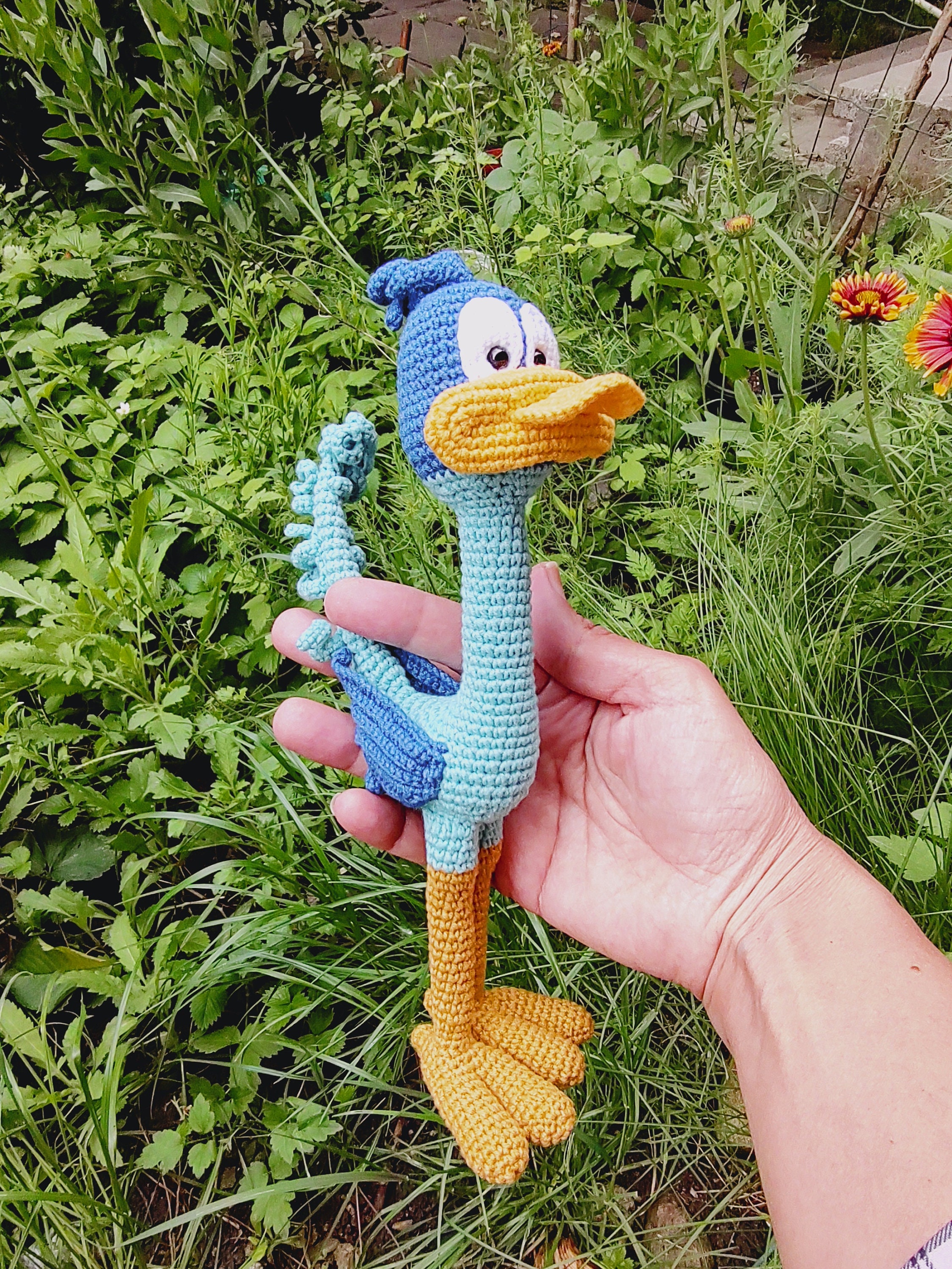 Crochet Road Runner Bird,cartoon Characterswift Bird, Funny and Cunning ...