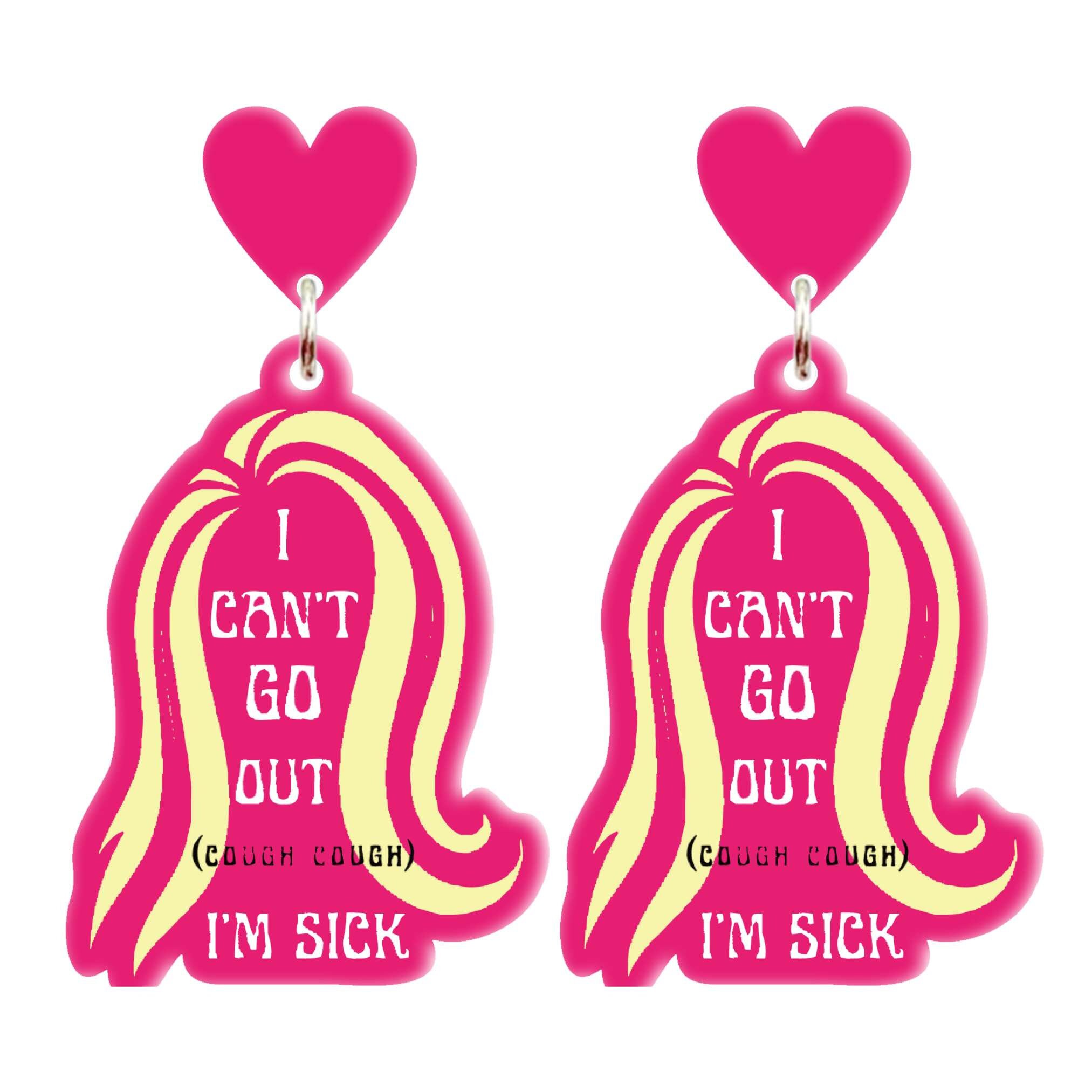 Mean Girls Inspired Fun Earrings Mean Girls Costume Accessories Mean Girls Party Favors Mean