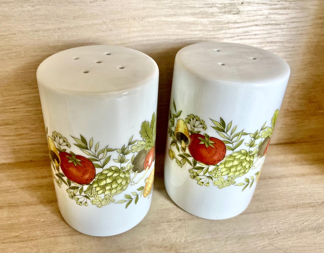 Vintage Spice of Life Vegetable Salt and Pepper Shakers, Brand Unknown ...