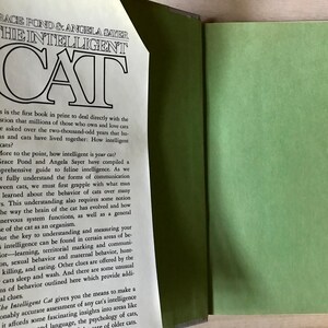 The Intelligent Cat, by Grace Pond & Angela Sayer, First USA Printing ...