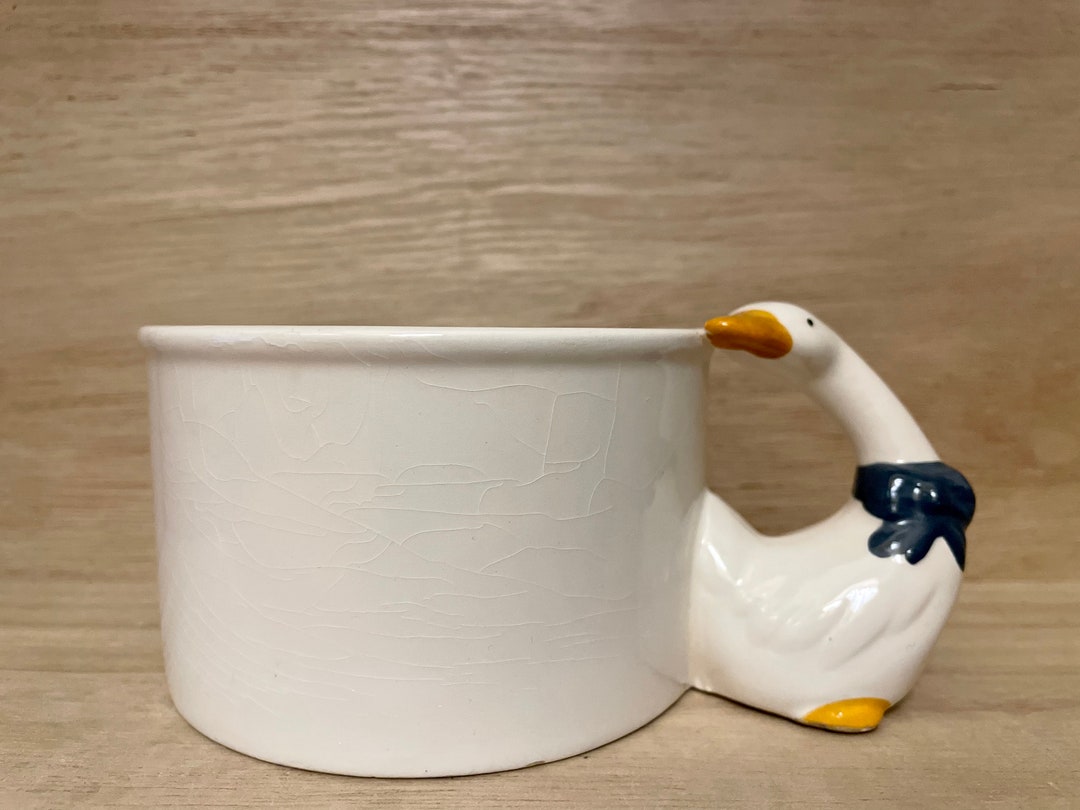 Vintage House of Lloyd 1988 Ceramic Goose Bowl - Etsy