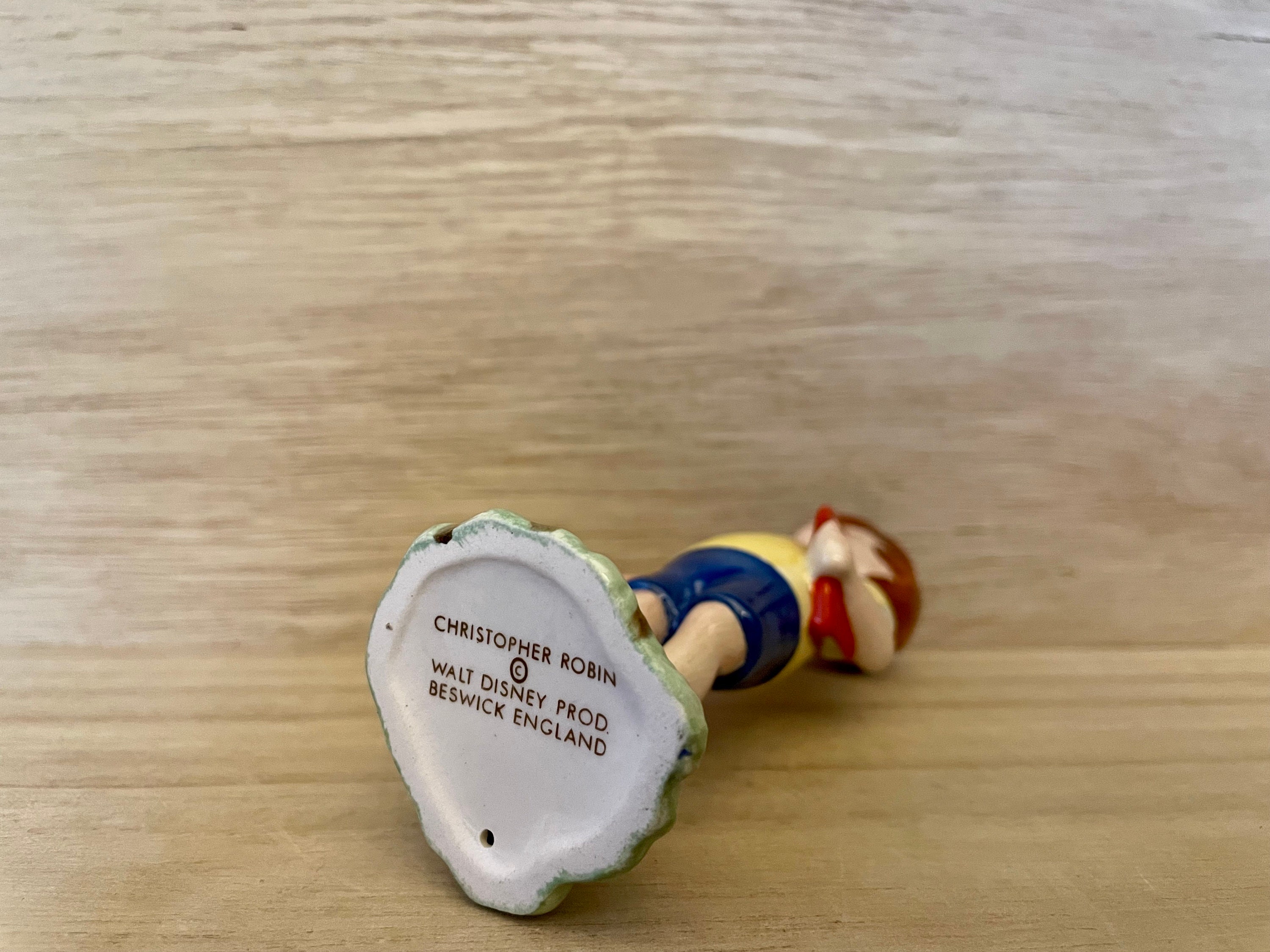 Vintage Walt Disney Prod. Christopher Robin Porcelain Figurine, Beswick ...