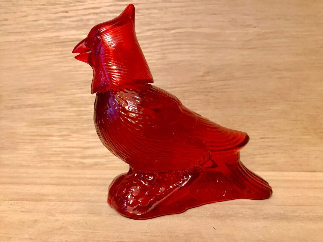 Vintage Avon Red Cardinal Bird of Paradise Cologne Bottle - Etsy