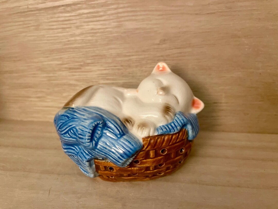 Vintage Avon Seeping Cat Incense Holder - Etsy