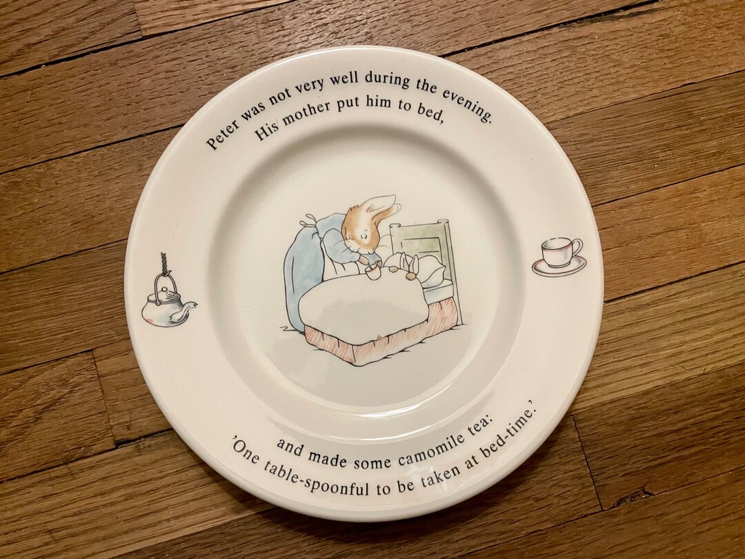 Vintage Wedgwood Peter Rabbit 7” Plate, Frederick Warne & Co 1993 - Etsy