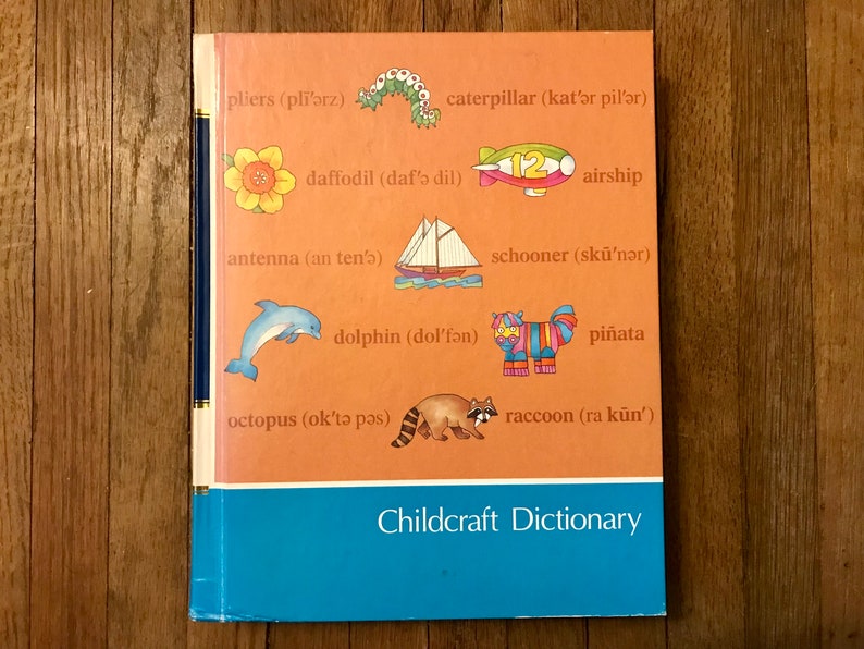 Vintage Childcraft Dictionary, 1993 Hardcover - Etsy