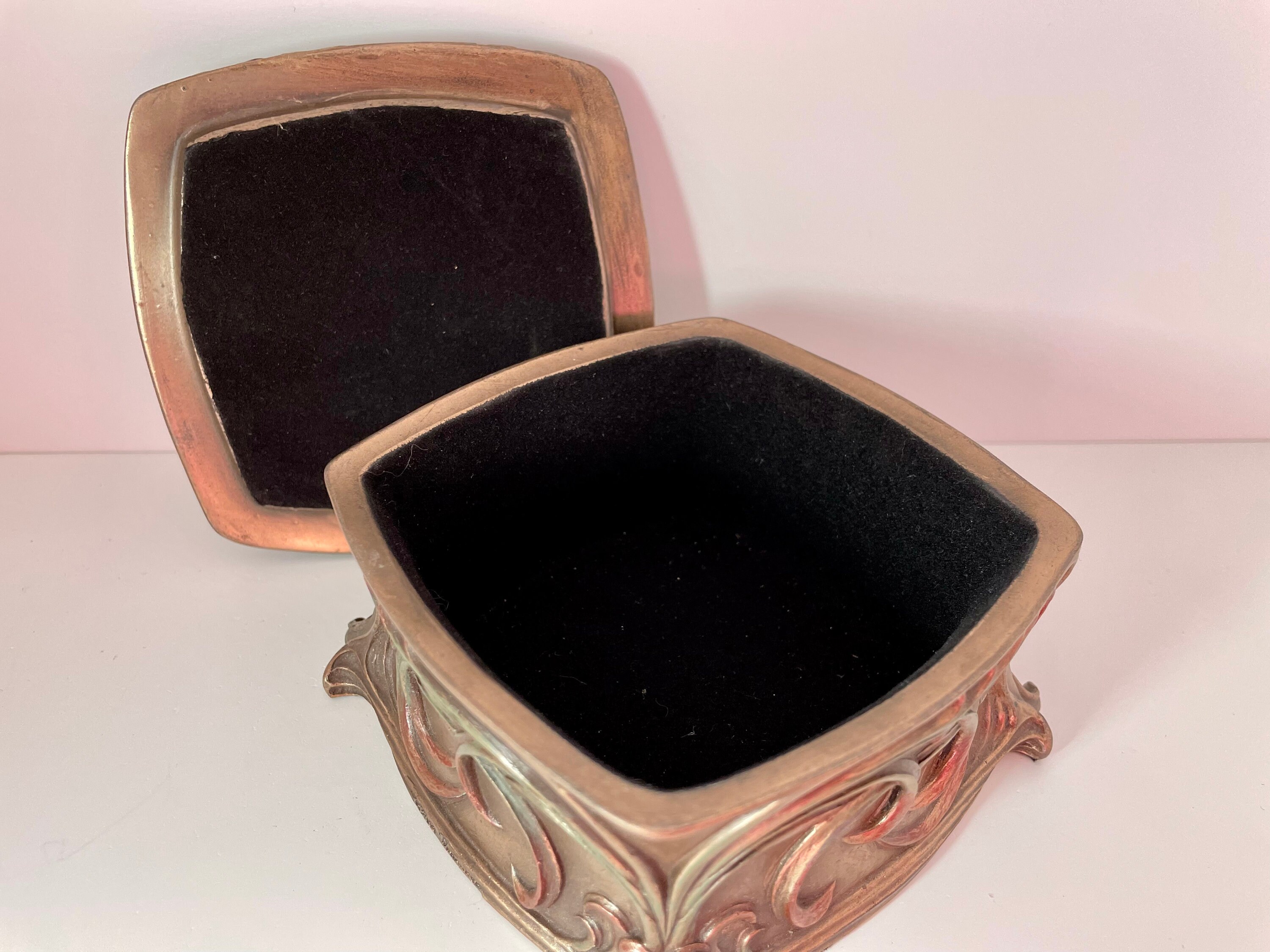 Iconic Art Nouveau Replica Bronze Veronese Jewelry Box - Etsy