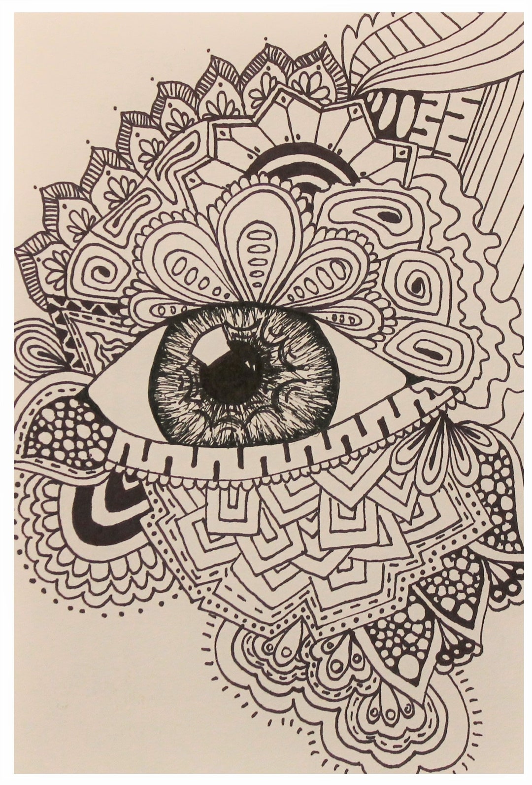 Zentangle Eye - Etsy