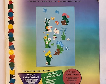 Vintage Stik-ees Giant Christmas Tree Window Clings - Etsy