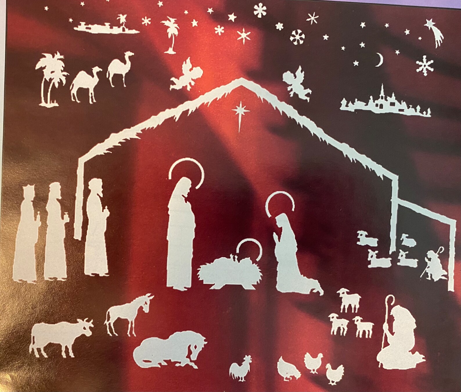 Christmas Decorations Nativity Complete Holy Family With Baby Jesus ...