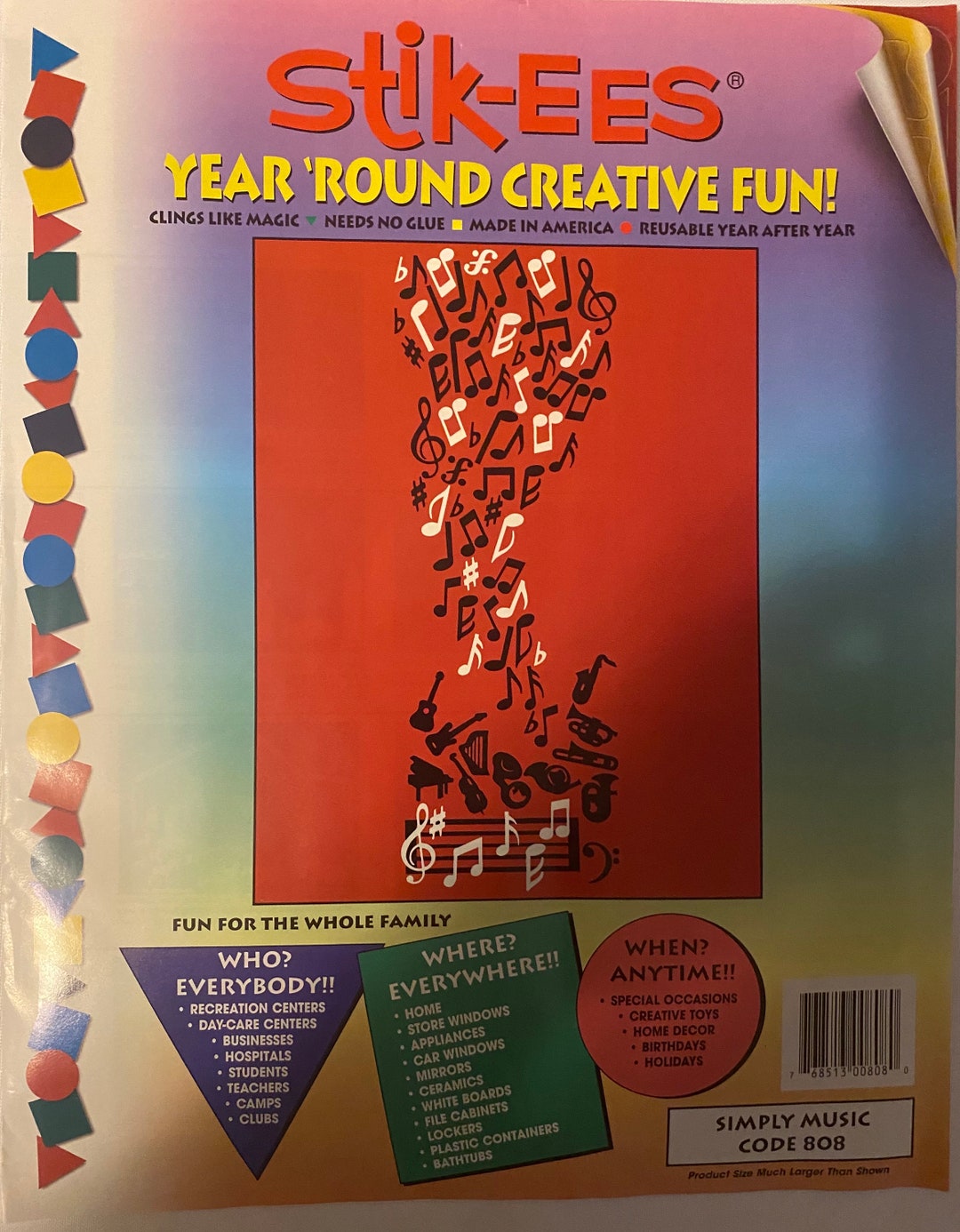 Musical Notes & Bars Music Instruments Large Set 163 Pcs Great Stencils ...