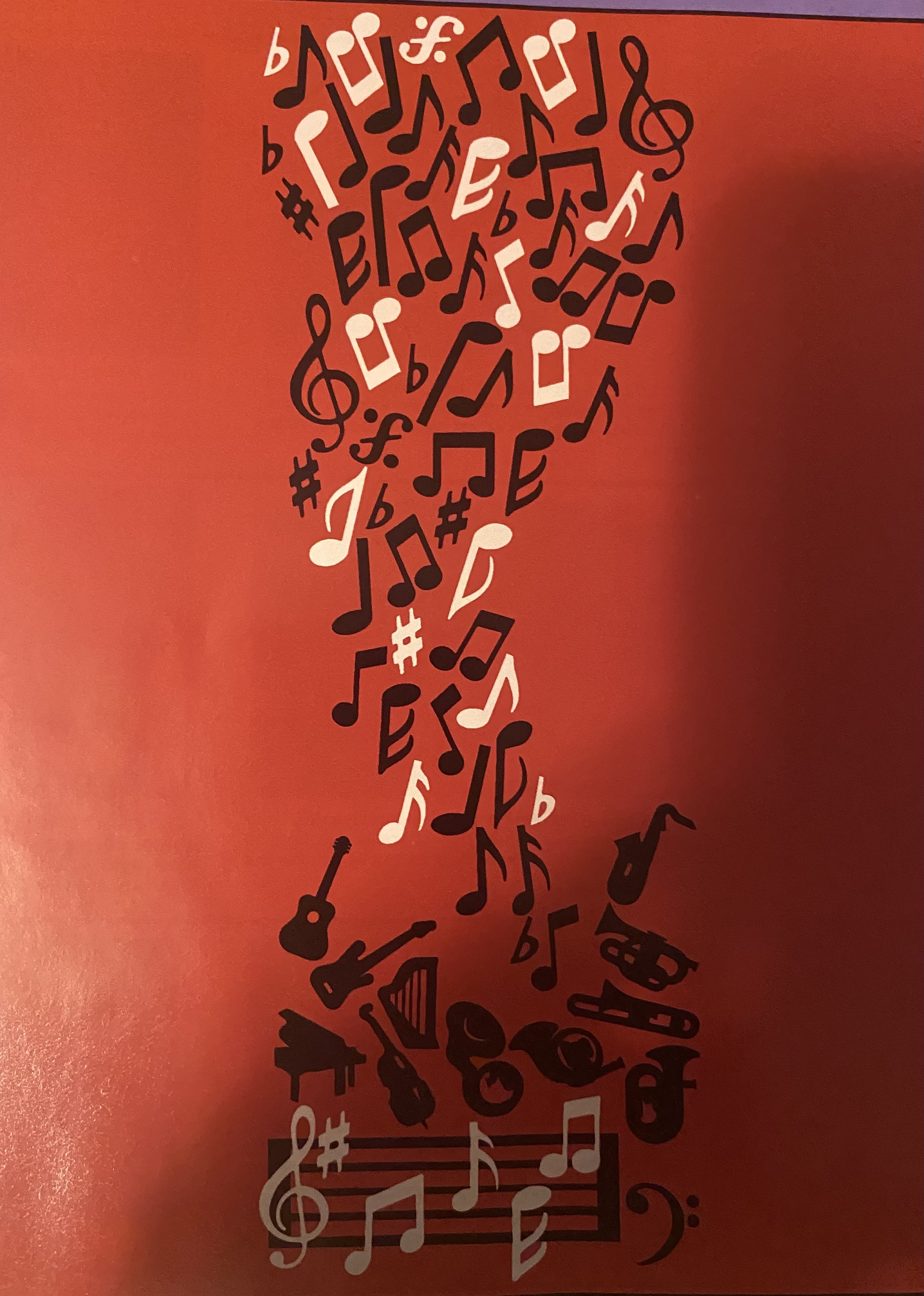 Musical Notes & Bars Music Instruments Large Set 163 Pcs Great Stencils ...