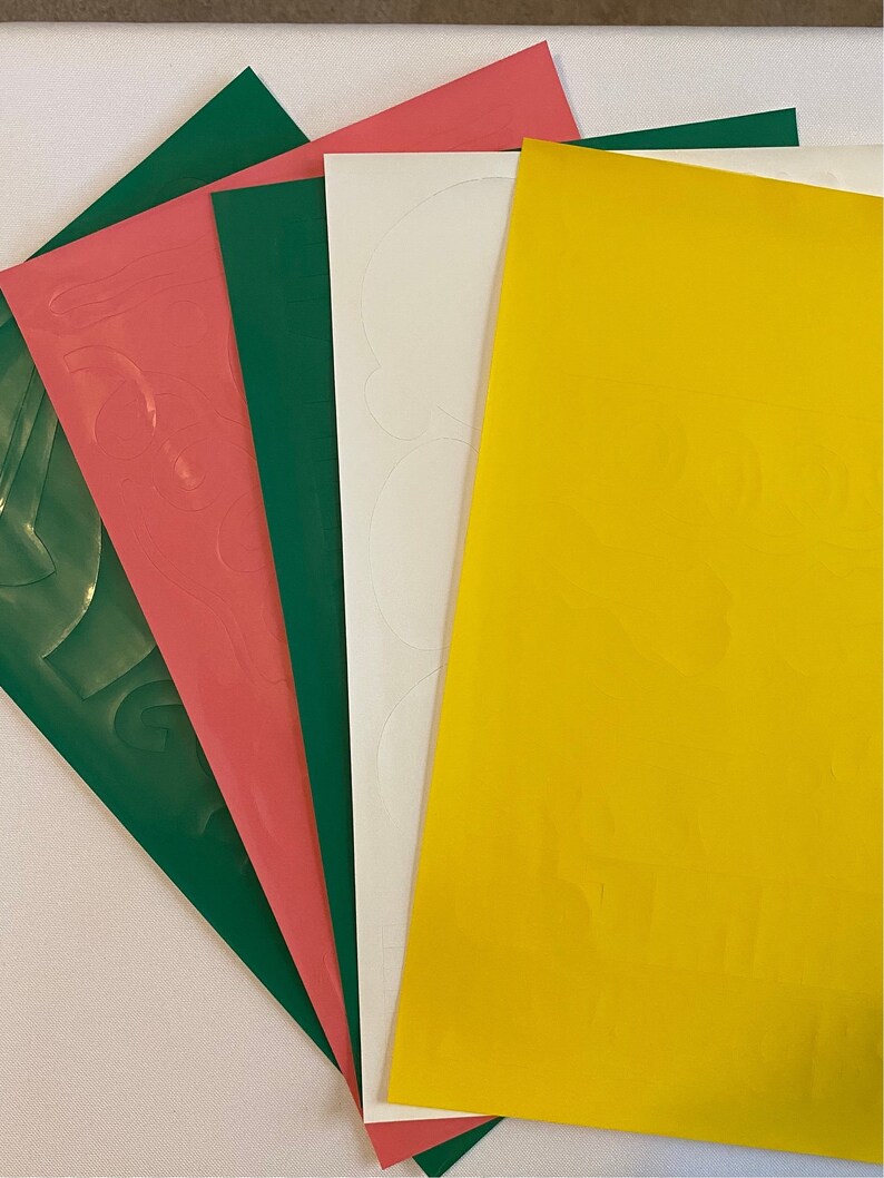 Happy Birthday Decorations 17” Clown Vintage Stik-ees Vinyl Decals ...