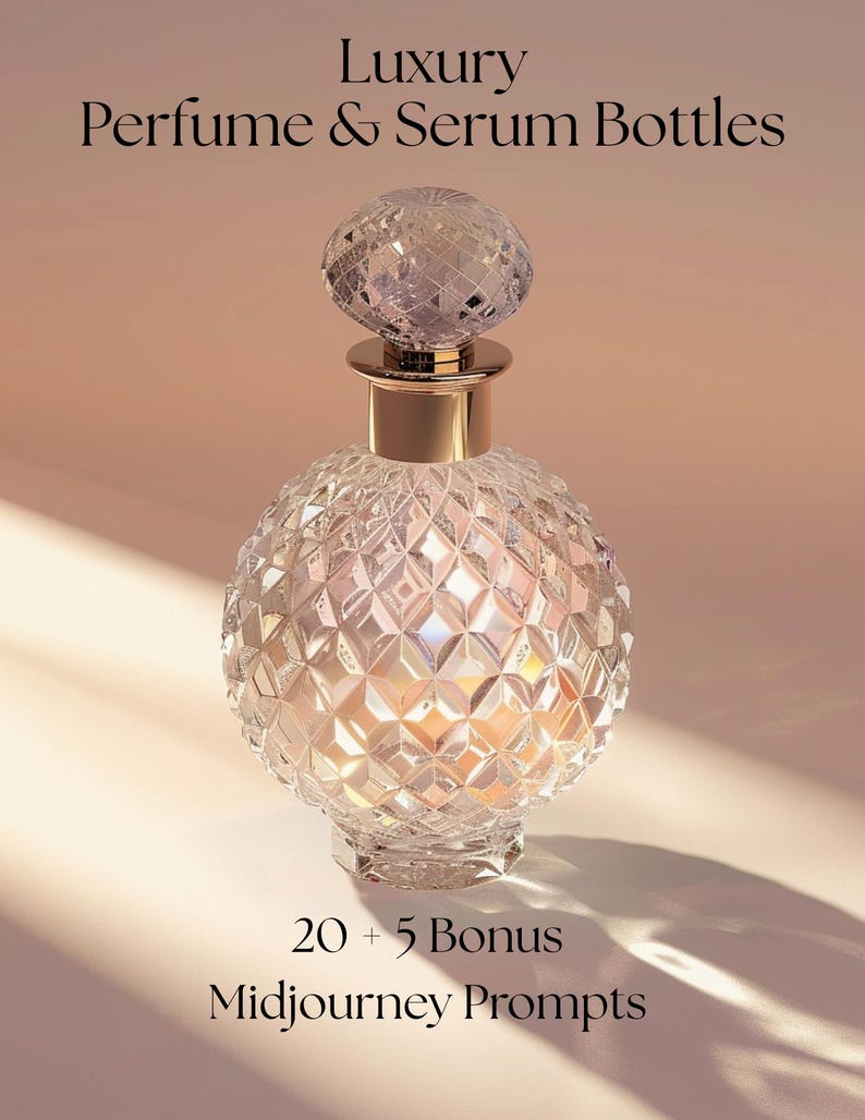 Luxury Perfume Serum Bottle Mockup Midjourney Prompt Pack — AI Prompts ...