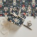 Regal Nutcracker Wrapping Paper Navy Blue and Gold Christmas Design - Etsy