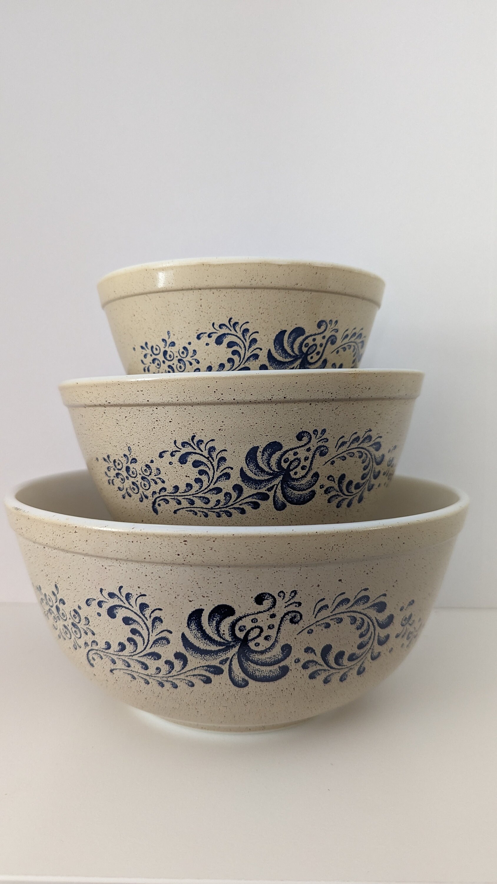 Vintage Pyrex Homestead Nesting Bowls - Etsy