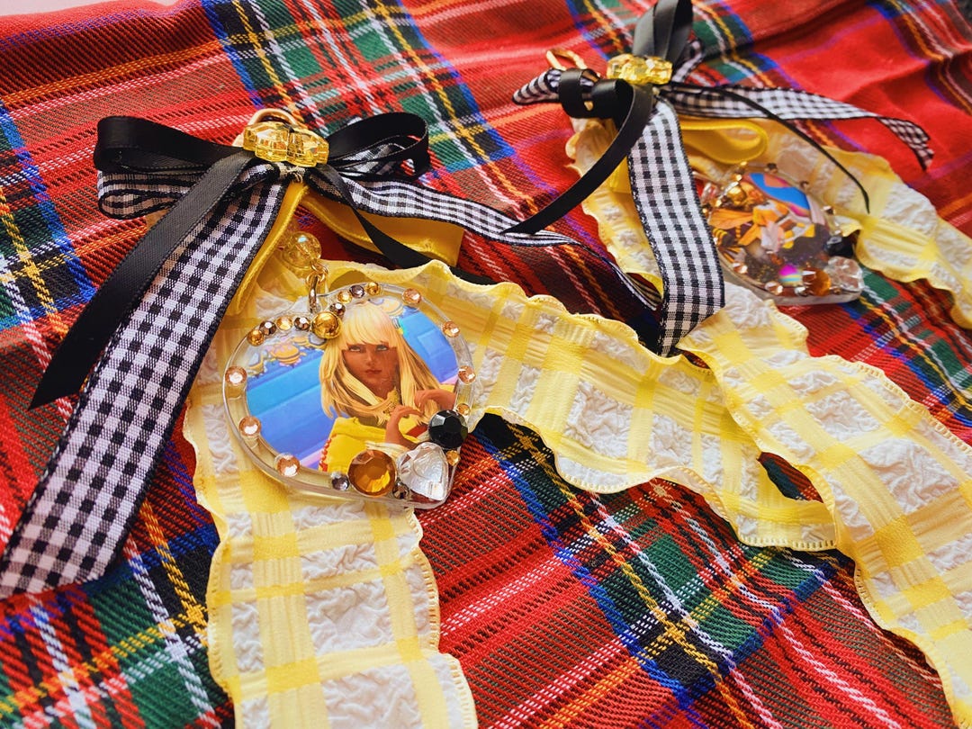 Honey Bee Lovely FFXIV Ribonette Keychain Dawntrail - Etsy