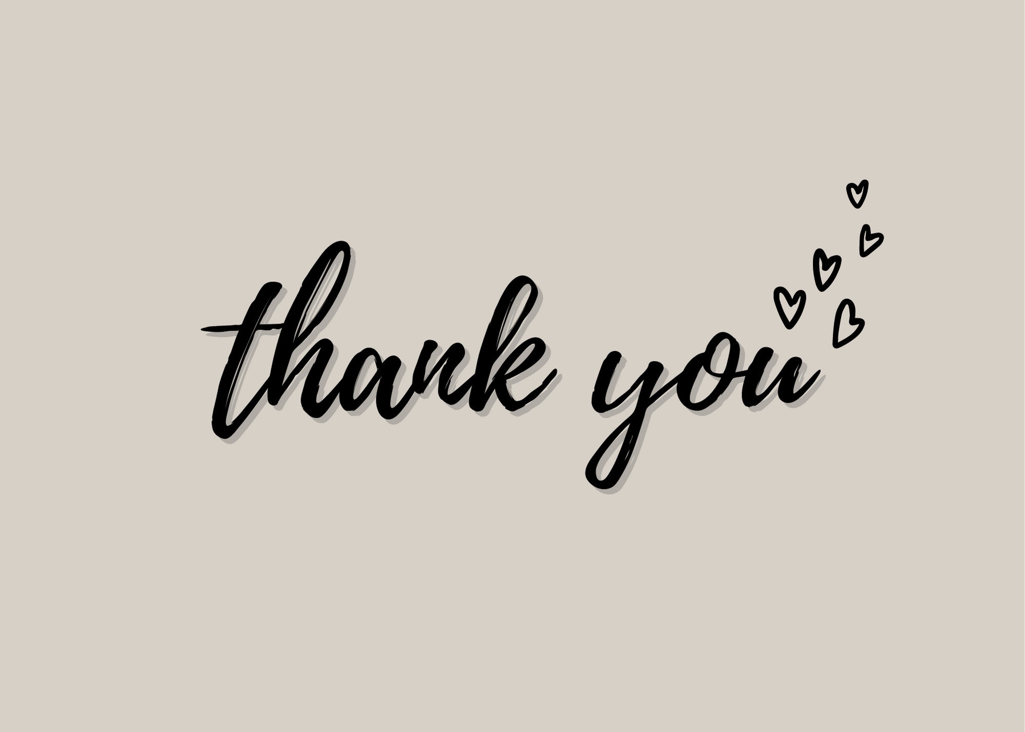 Cute Thank You Card - Etsy