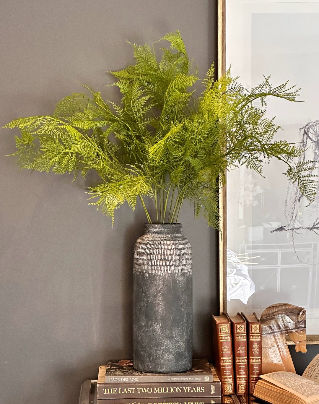 Japanese Lace Fern Branches, Artificial Greenery, DIY Flower ...