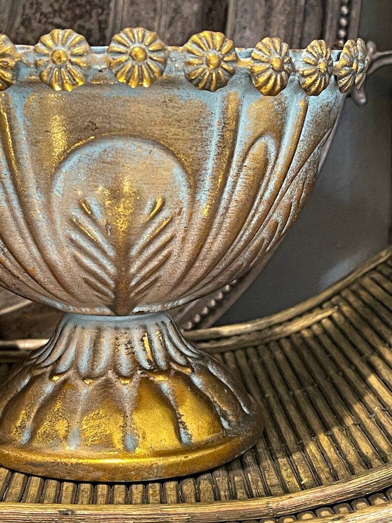 Vintage Style Flower Vase Metal Urn for Greenery Decorative - Etsy