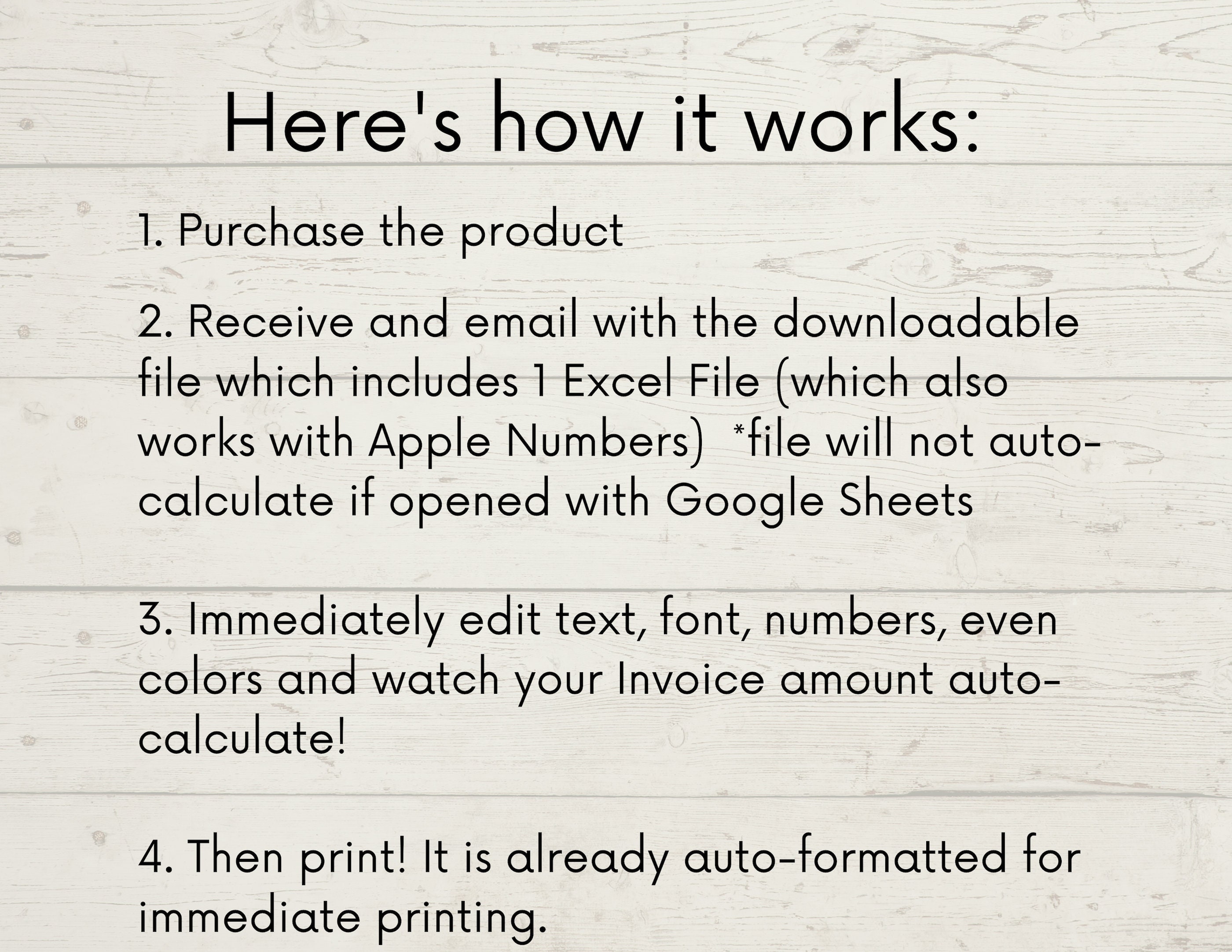 Excel Invoice Template Formulas | Invoice Spreadsheet With Excel ...