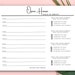 Open House Sign in Sheet | Landscape Orientation | Edit Canva Template ...