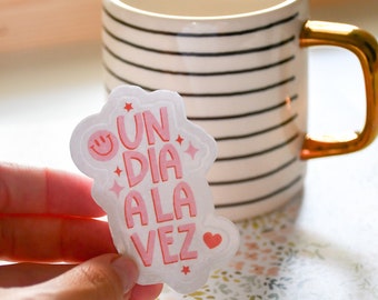 Un Dia A La Vez Sticker | One Day at A Time | Waterproof | Laptop Decal ...