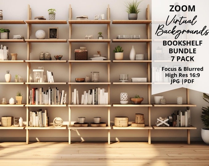 Plain Zoom Background Home Office, Modern Digital Backdrop for Online ...