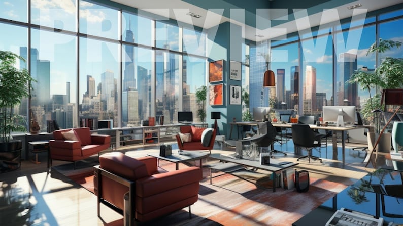 Zoom Backgrounds, Virtual Digital Streaming Backdrops for Zoom Meetings ...