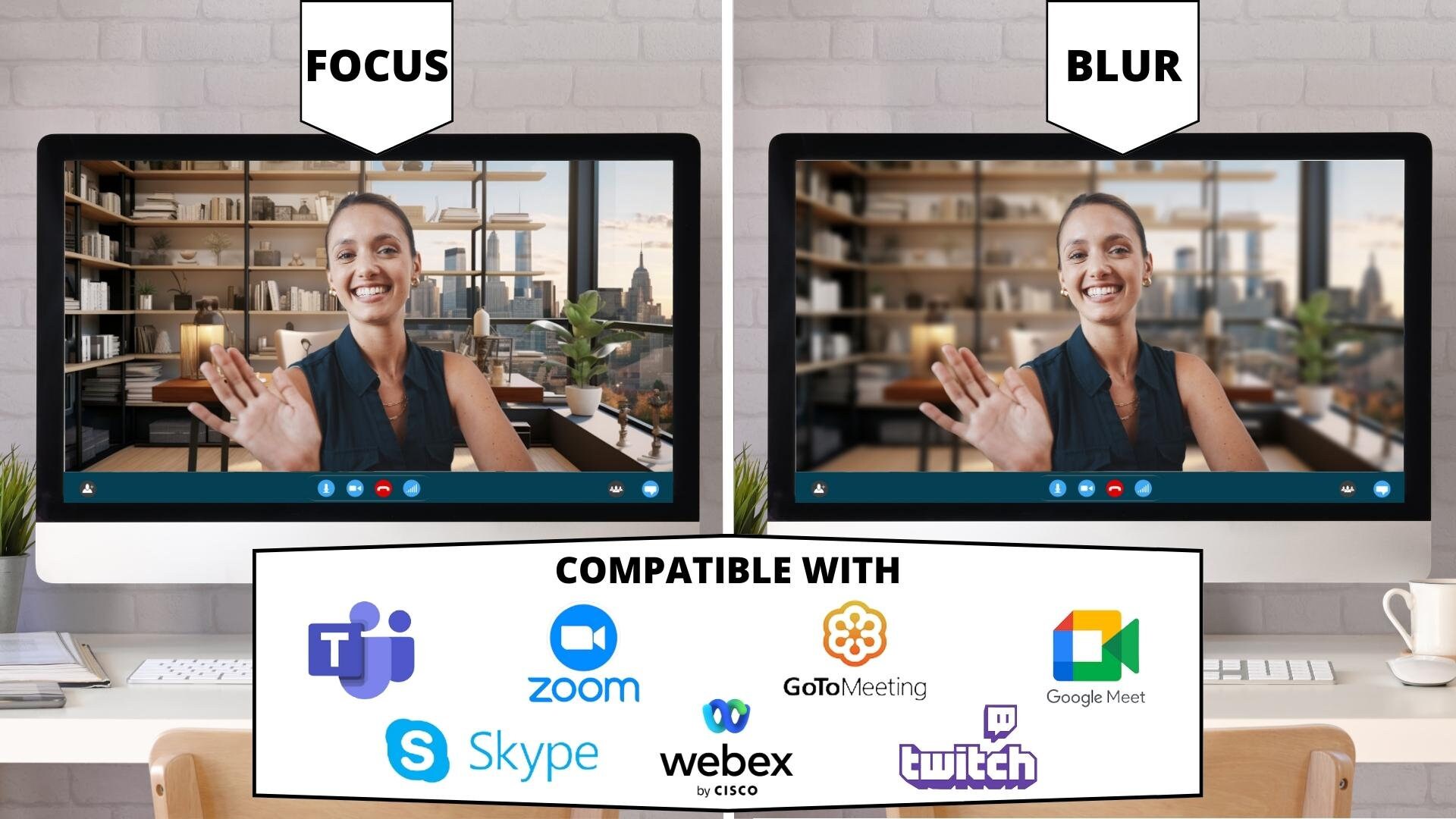 Zoom Backgrounds, Virtual Digital Streaming Backdrops for Zoom Meetings ...