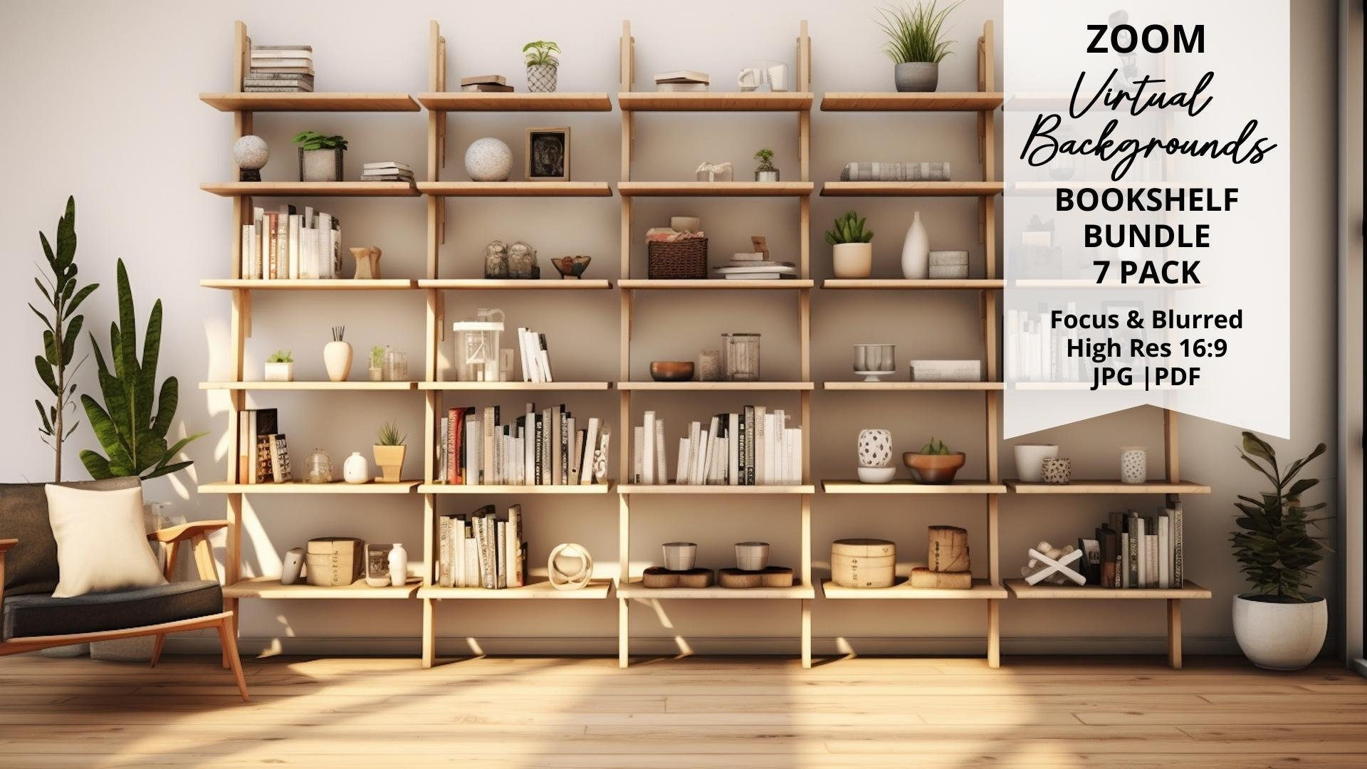 Digital Zoom Backgrounds for Video Calls - Etsy