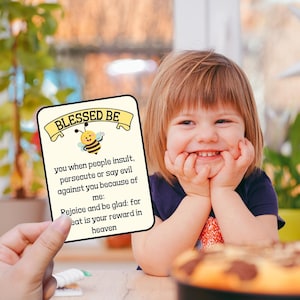 Beatitudes Matching Game: Homeschool Bible Study (printable Flashcards ...