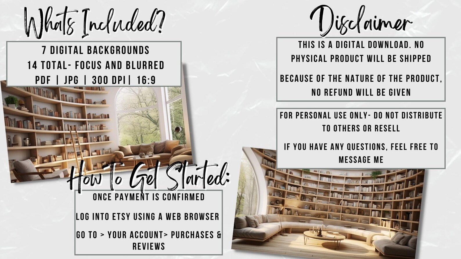 Zoom Backgrounds Virtual Digital Realistic Backdrops for Zoom Meetings ...