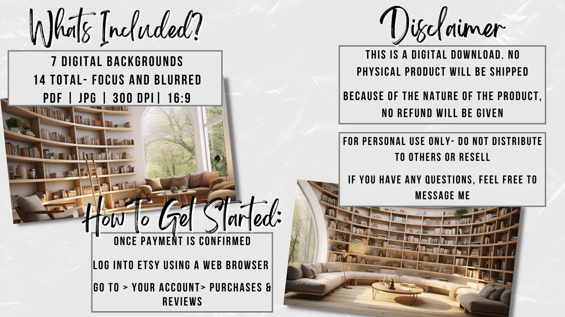 Zoom Backgrounds Virtual Digital Realistic Backdrops for Zoom - Etsy UK