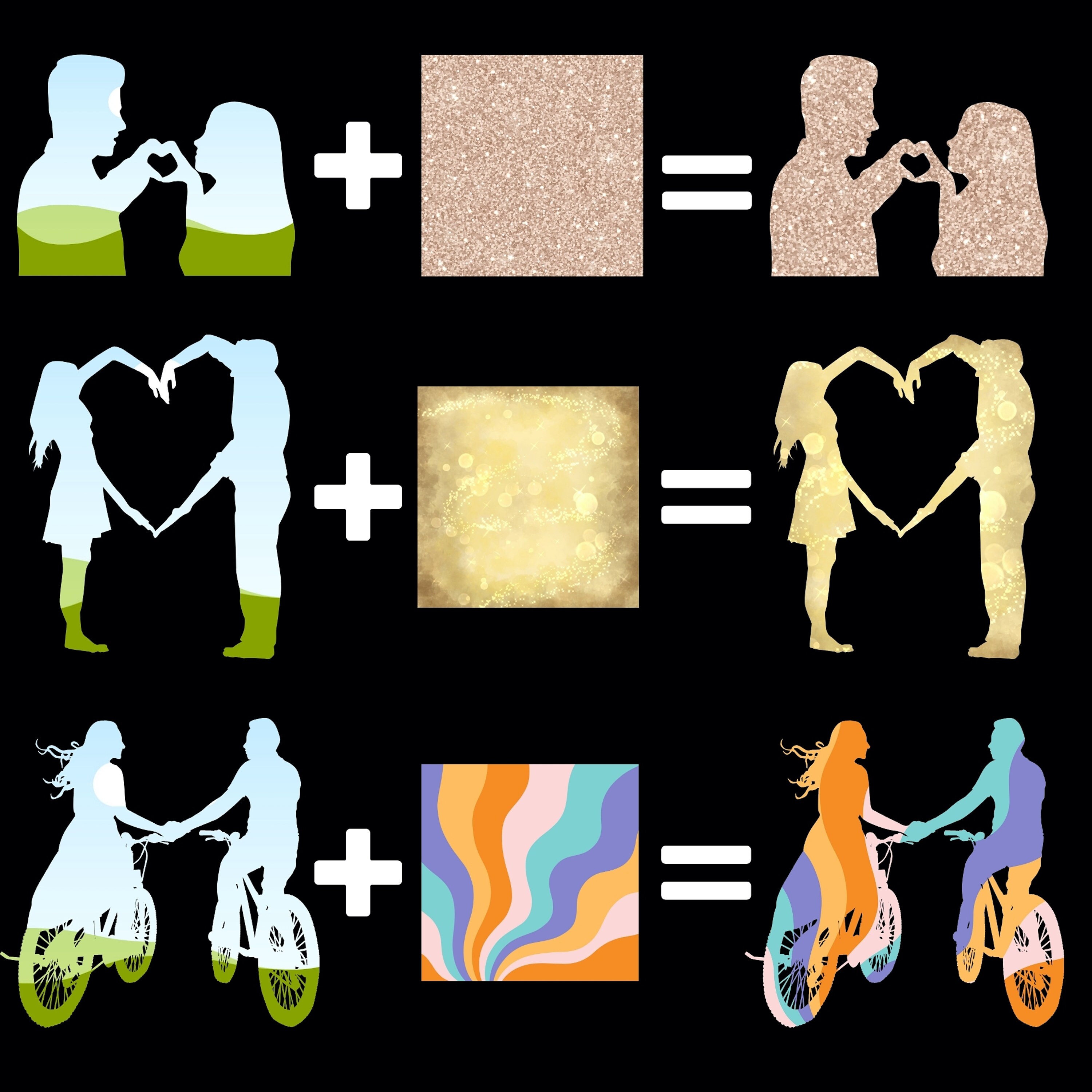 Drag and Drop Canva Frame, Love Canva Frame Template, Couple Canva ...