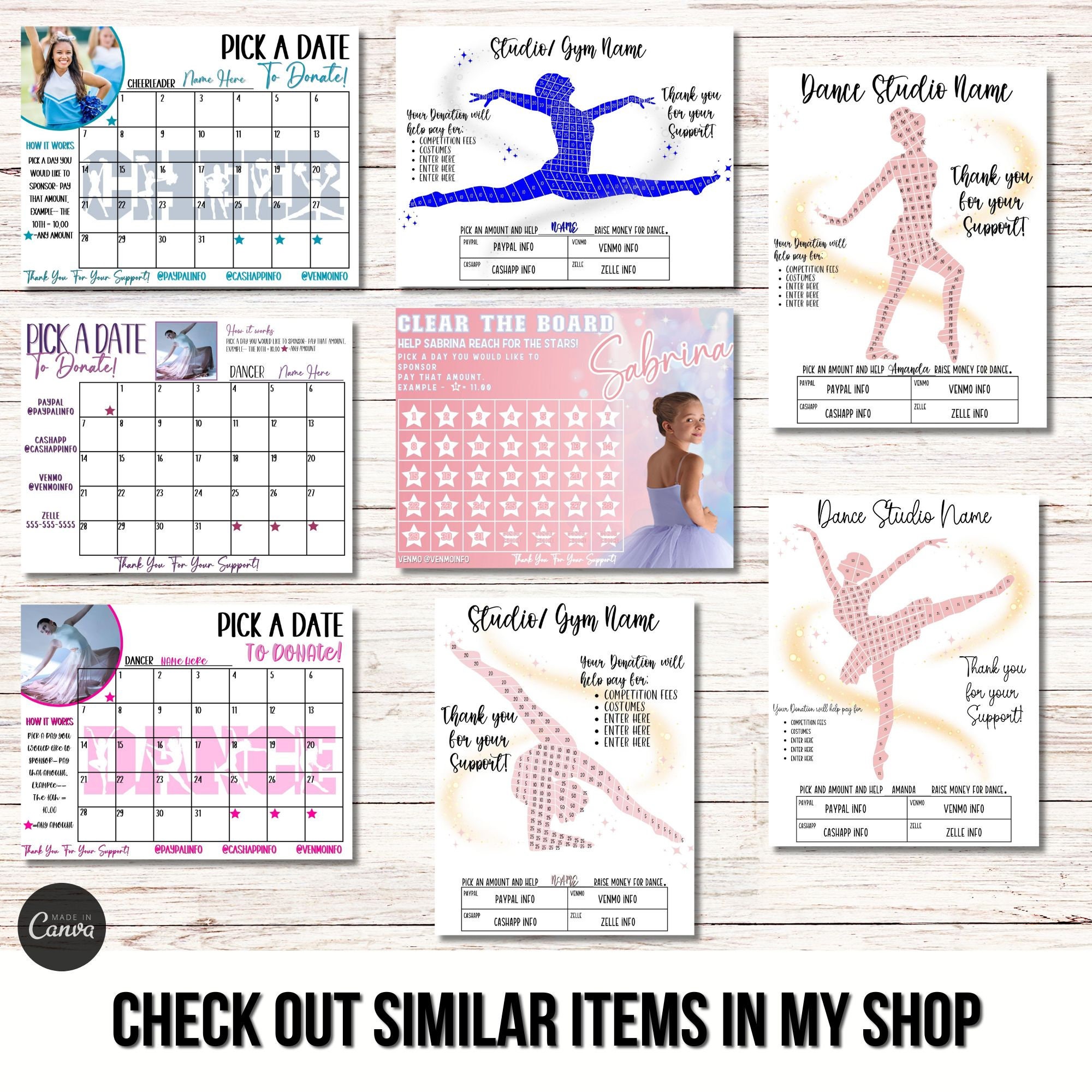 Dance Fundraiser Editable Canva Template, Dance Team Fundraiser ...