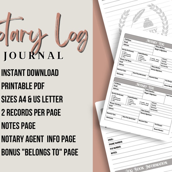 Notary - Etsy