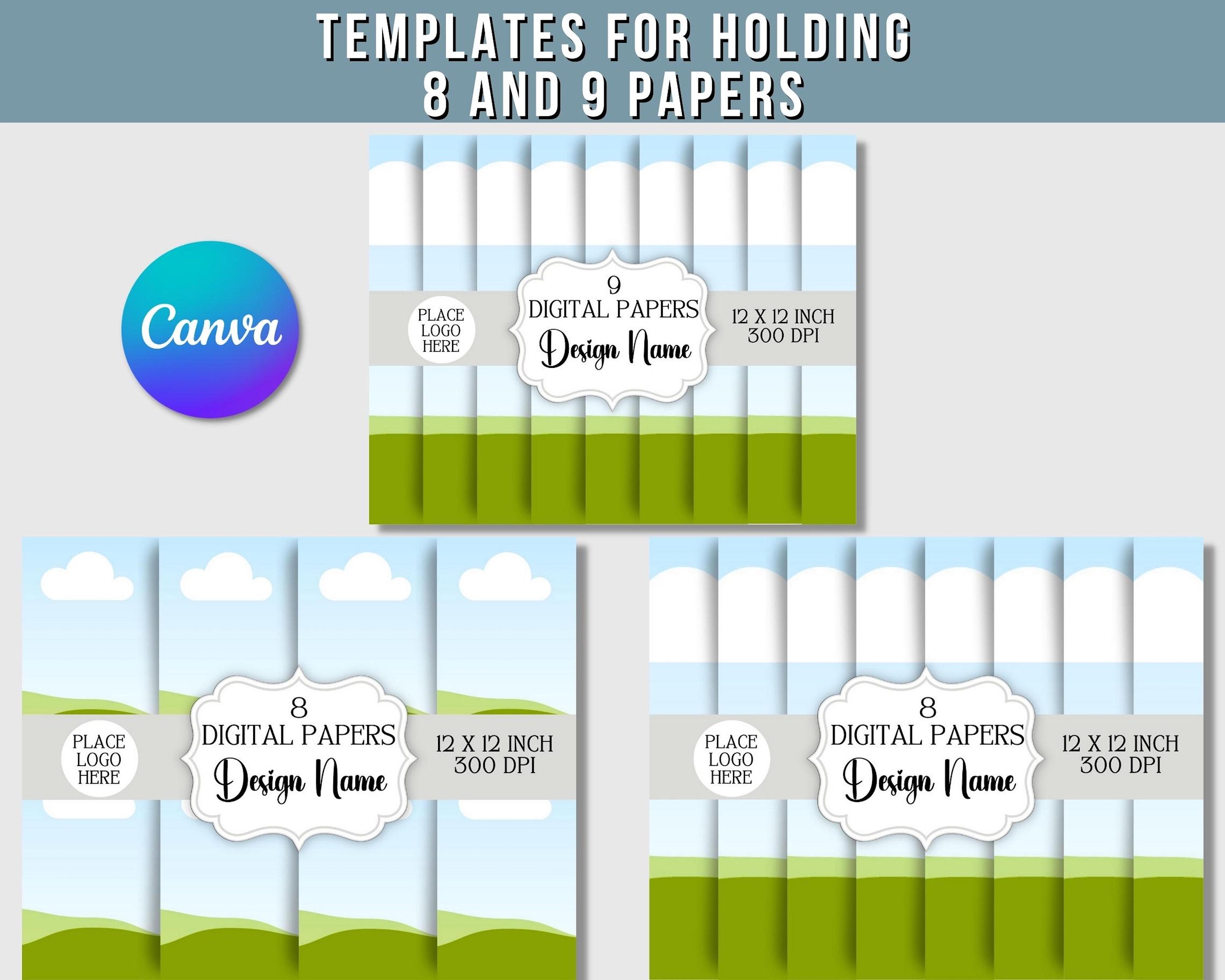 Digital Paper Mockup Editable Template Etsy Listing Mockup - Etsy