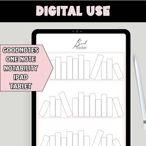 Printable Reading Journal, Digital Book Journal, Printable Reading ...