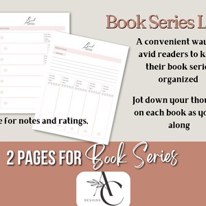 Reading Log Printable Journal, Book Review Journal, Bookshelf Book ...