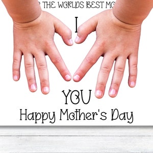 Mothers Day Handprint Printable Craft, Printable Mothers Day Keepsake ...