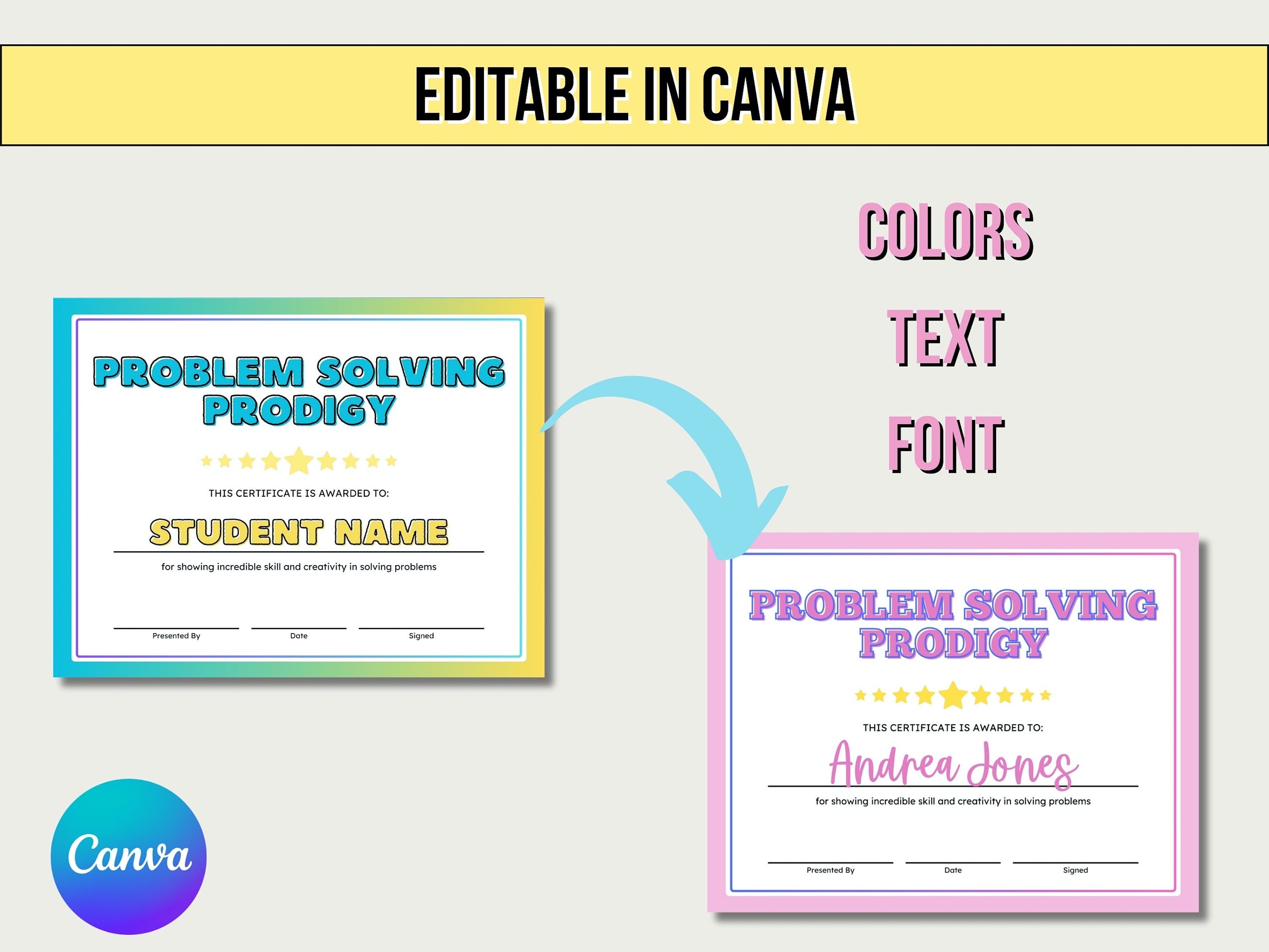 Editable Classroom Awards, End of Year Awards, Student Awards ...