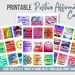 Printable Daily Positive Affirmation Cards for Self Love Healing ...