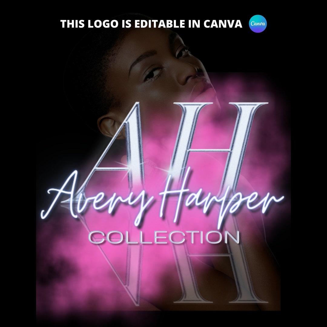 DIY Logo Design, Editable Canva Logo, Feminine Luxury Beauty Boutique ...