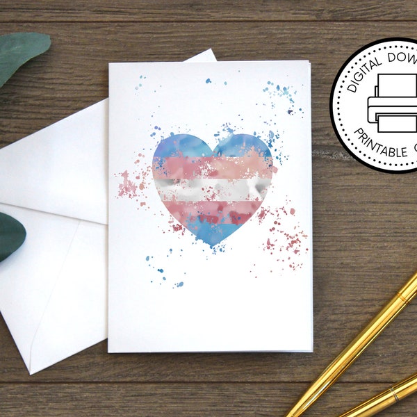 Trans Birthday Card - Etsy