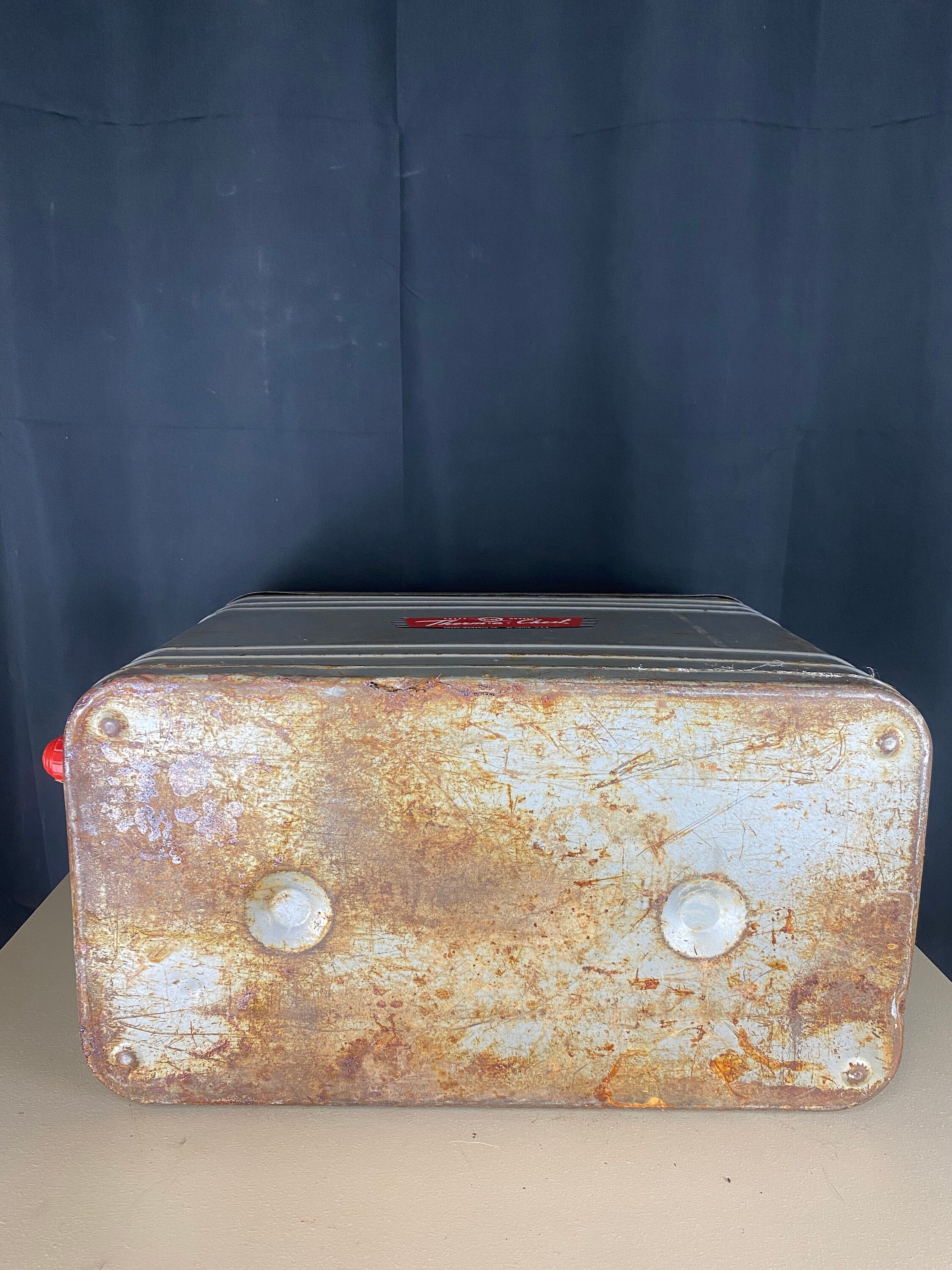 VINTAGE Knapp Monarch Therm-a-chest Aluminum Cooler Ice Chest Box ...