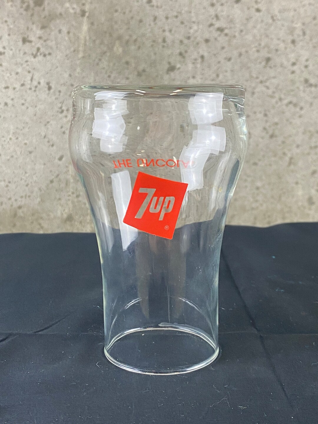 VINTAGE 7up "the Uncola" Upside Down 1970's Soda Pop Glass - Etsy